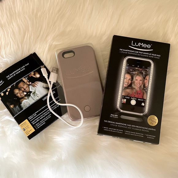 LuMee | Accessories | Lumee Light Up Selfie Iphone Case Rose Gold ...